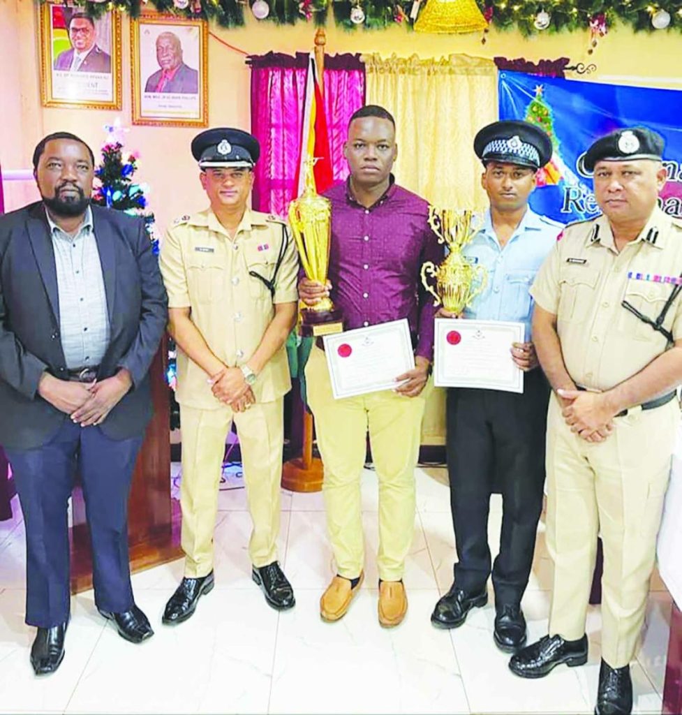 Reg 1 Police ranks rewarded for commitment, dedication - Guyana Times
