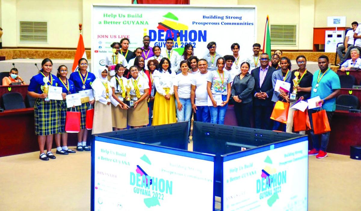 Ideathon-Guyana 2022 highlights creativity of local students - Guyana Times