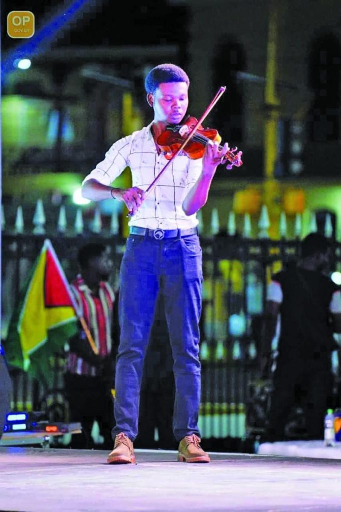 The story of how Akeem Adams became a violinist - Guyana Times