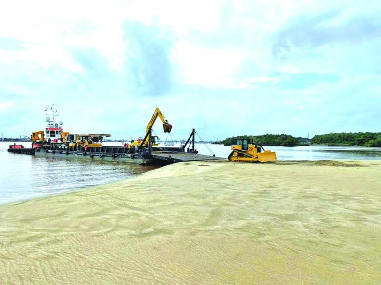 Dredging complete for US$300M Vreed-en-Hoop shore base - Guyana Times