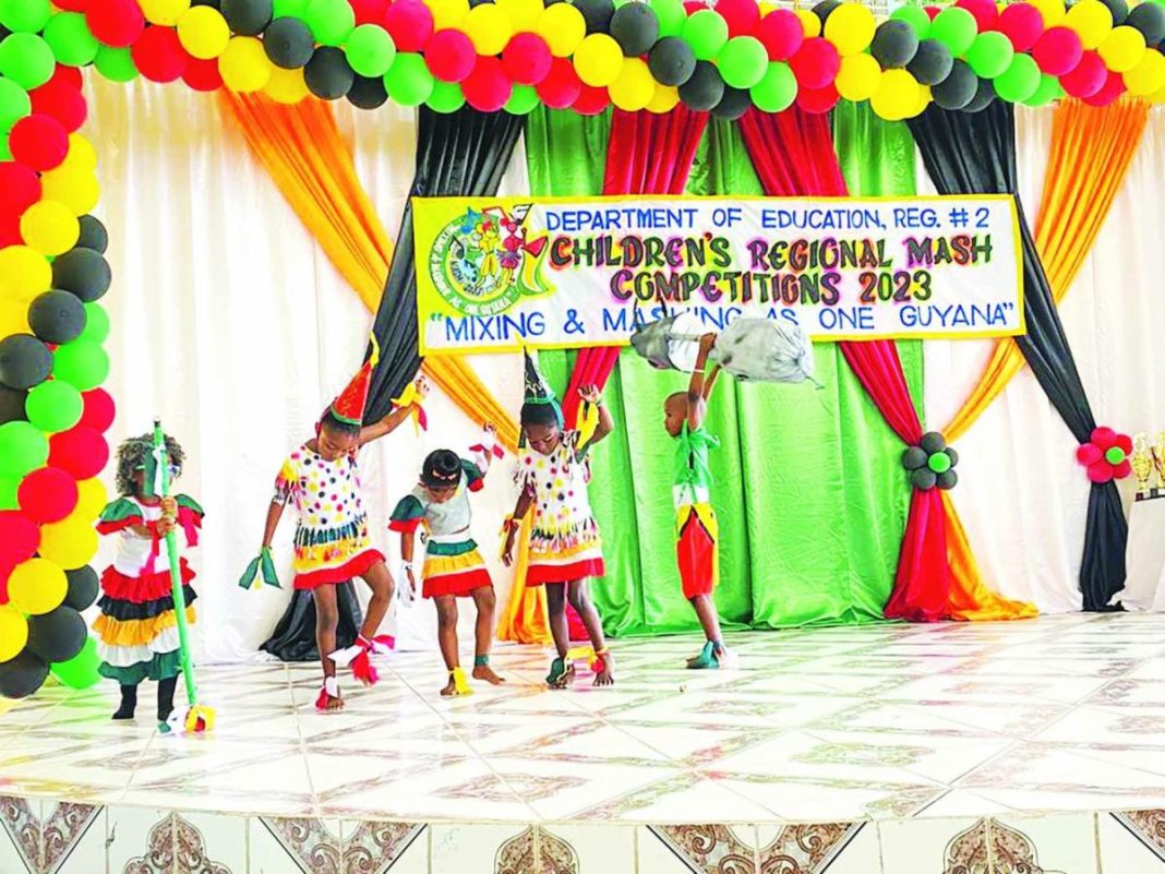 Region 2 Children's Mash Competition kicks off - Guyana Times