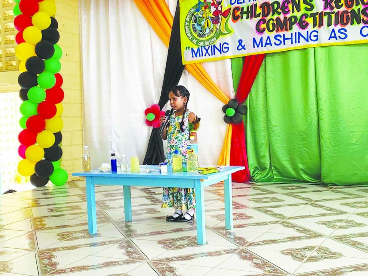 Region 2 Children's Mash Competition kicks off - Guyana Times