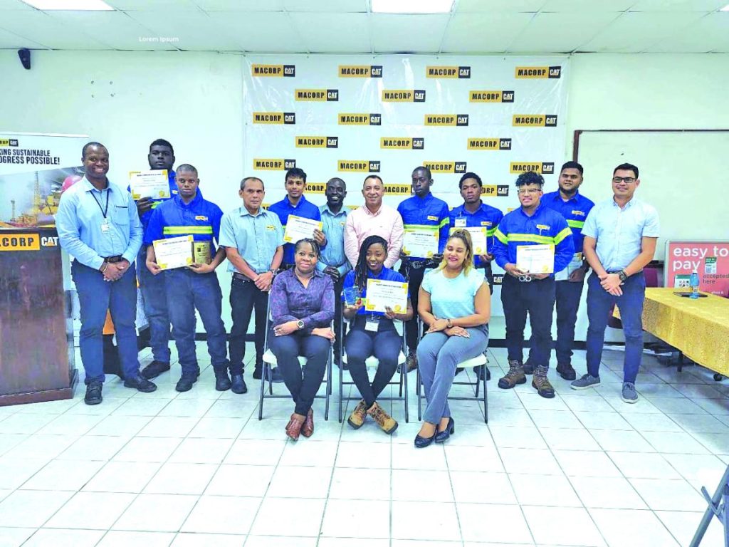 9 graduate from MACORP’s technician trainee programme - Guyana Times
