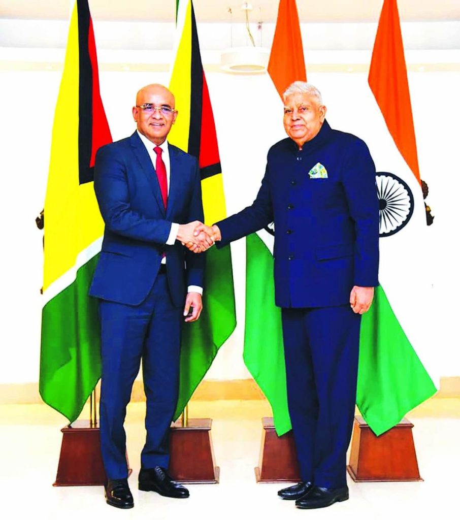 VP Jagdeo discusses strengthening ties in petroleum, renewable energy ...