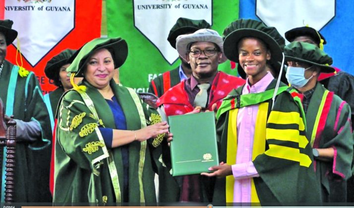 Guyana-born British actress Letitia Wright conferred with honorary ...