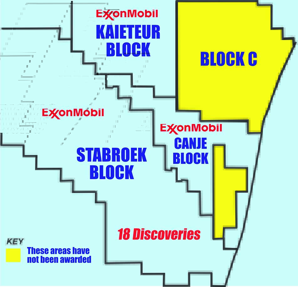 Exxon to decide on bidding for Guyana’s oil blocks after new PSA terms ...