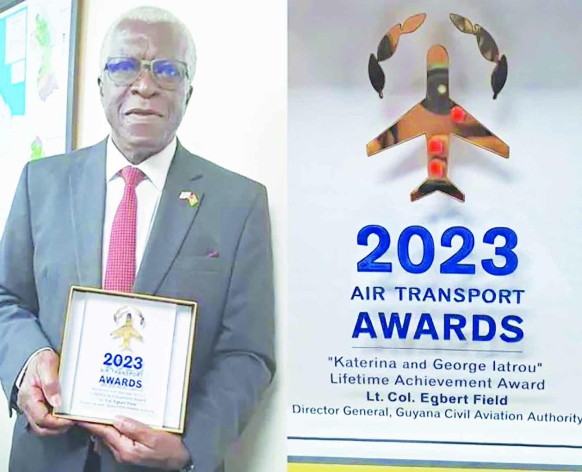 GCAA Director General gets int’l aviation award - Guyana Times