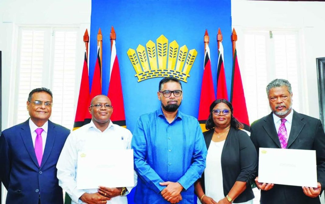 President Ali swears in final 2 ERC members - Guyana Times