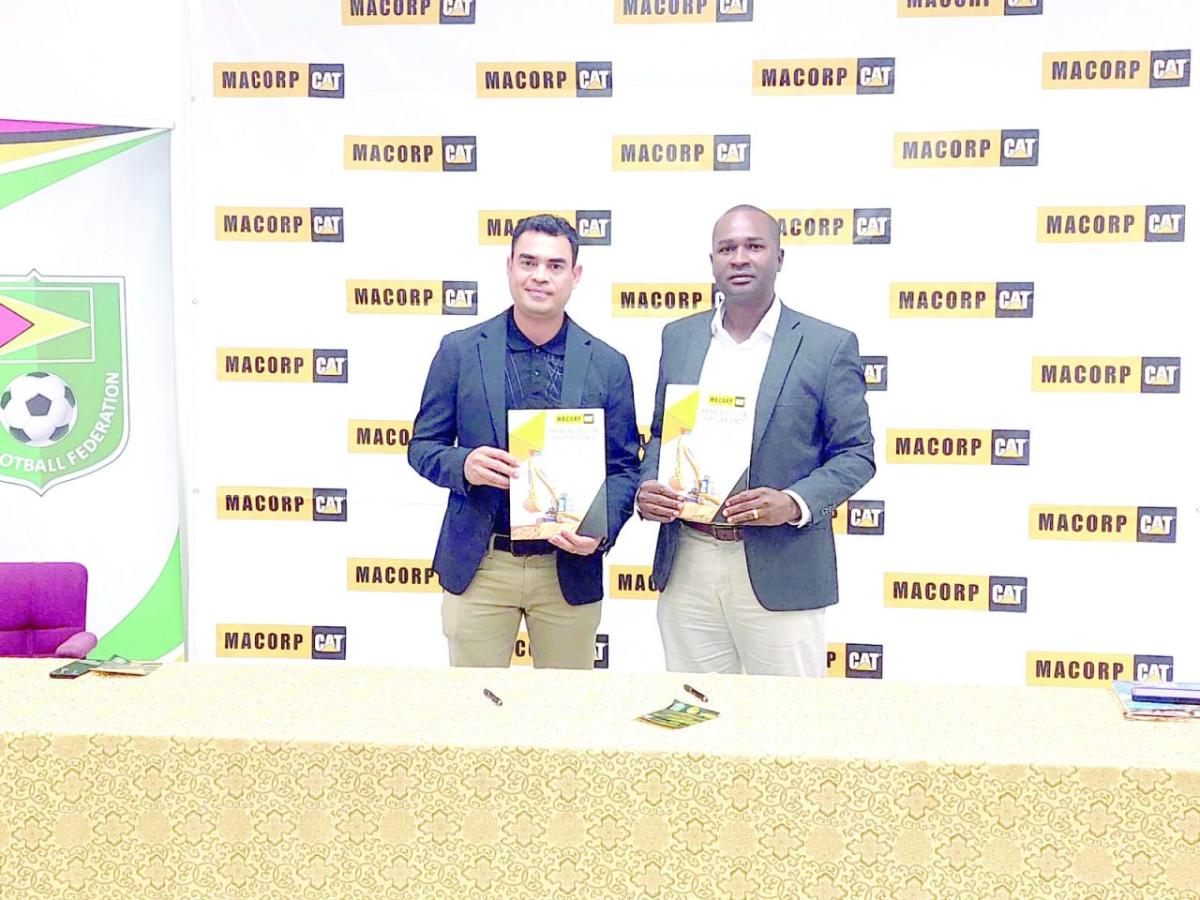 More footballers to be trained via MACORP-GFF collab - Guyana Times