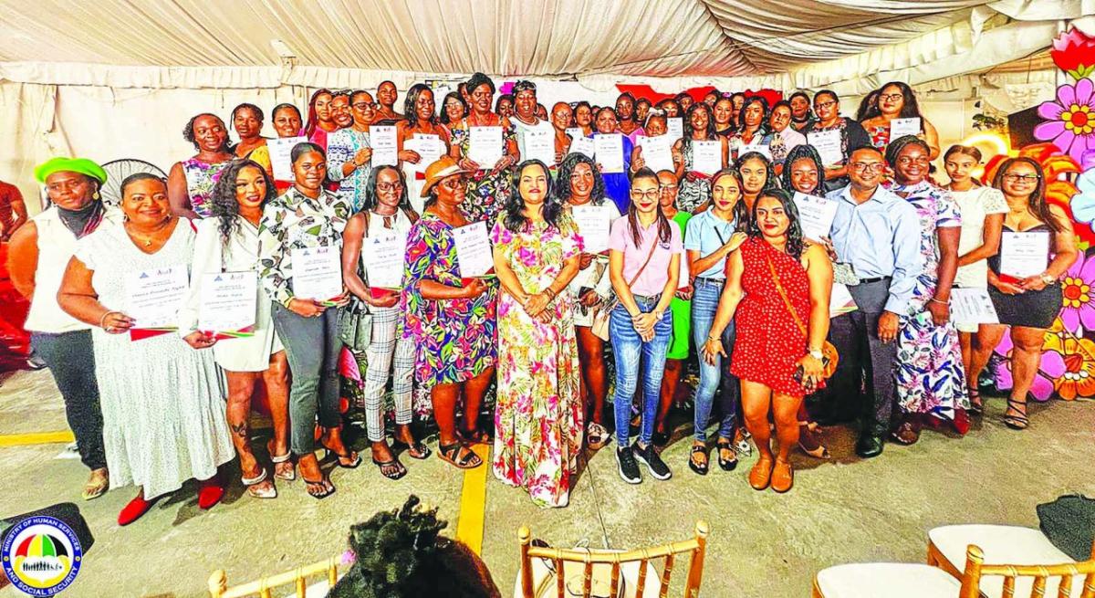1600 women graduate from WIIN programme - Guyana Times