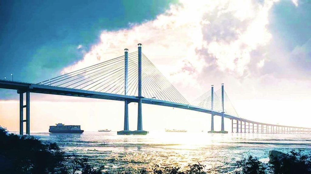 Construction begins on US$260M new Demerara River bridge - Guyana Times