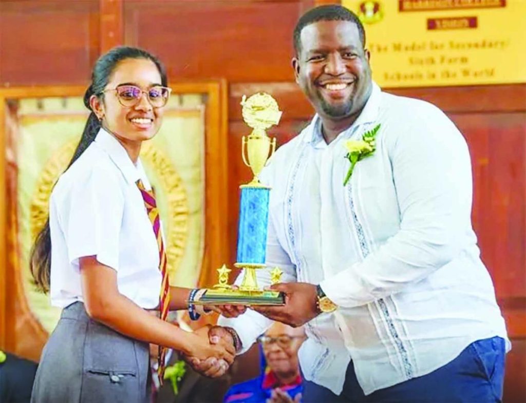 Alia Gafoor tops as Barbados’ French CAPE scholar - Guyana Times