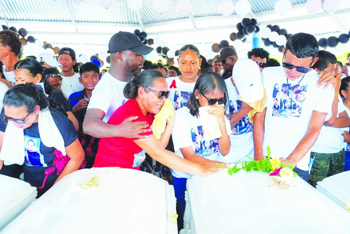 Deadly Mahdia fire: Final 11 victims laid to rest at Micobie - Guyana Times