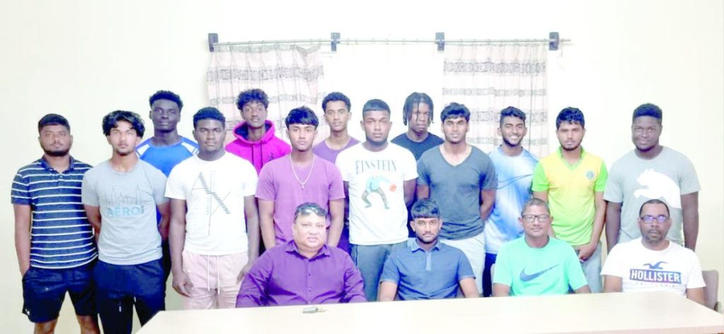 GCB President meets with National U-19 players - Guyana Times