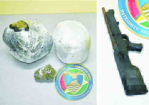 3 arrested following discovery of ganja, gun during CANU operation ...