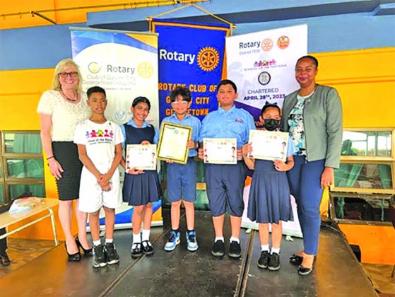Rotary Club of G/T establishes 1st EarlyAct Club in Guyana - Guyana Times