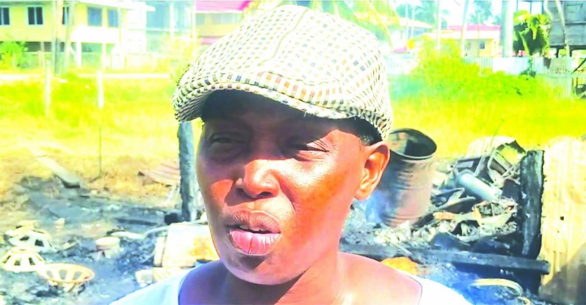 Security guard, family homeless after Corentyne fire - Guyana Times