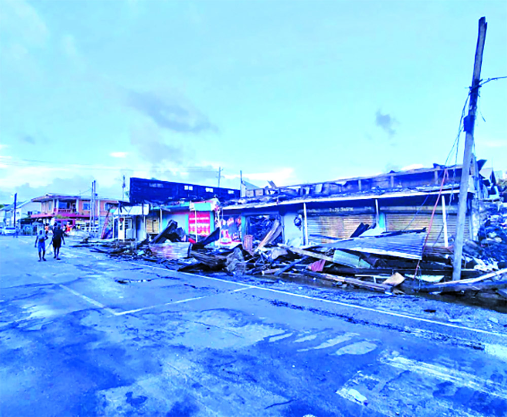 Saffon St fire completely extinguished – GFS - Guyana Times