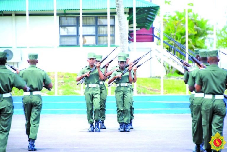 Cadets show off displays during Cadet Day - Guyana Times