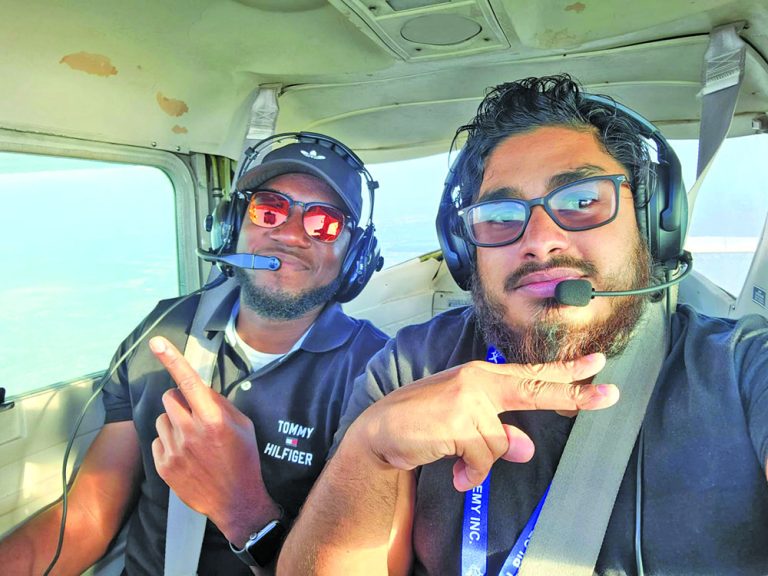 Matthew Sookhoo fulfils aviation dream, becomes a pilot - Guyana Times