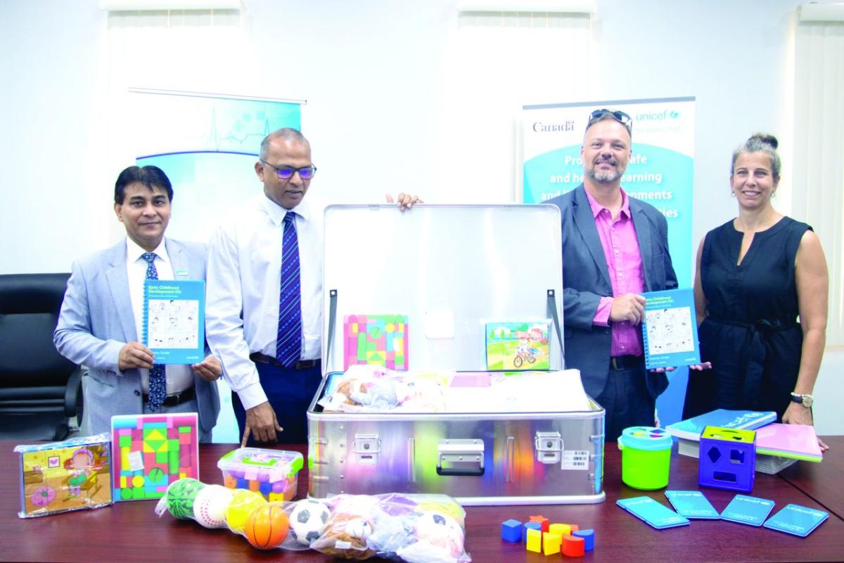 Canada donates 100 ECD kits to aid Govt’s School Health Programme ...
