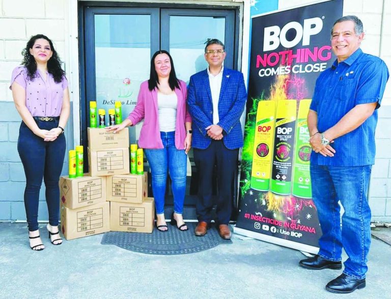 DeSinco Ltd donates BOP Insecticide Spray in fight against dengue ...