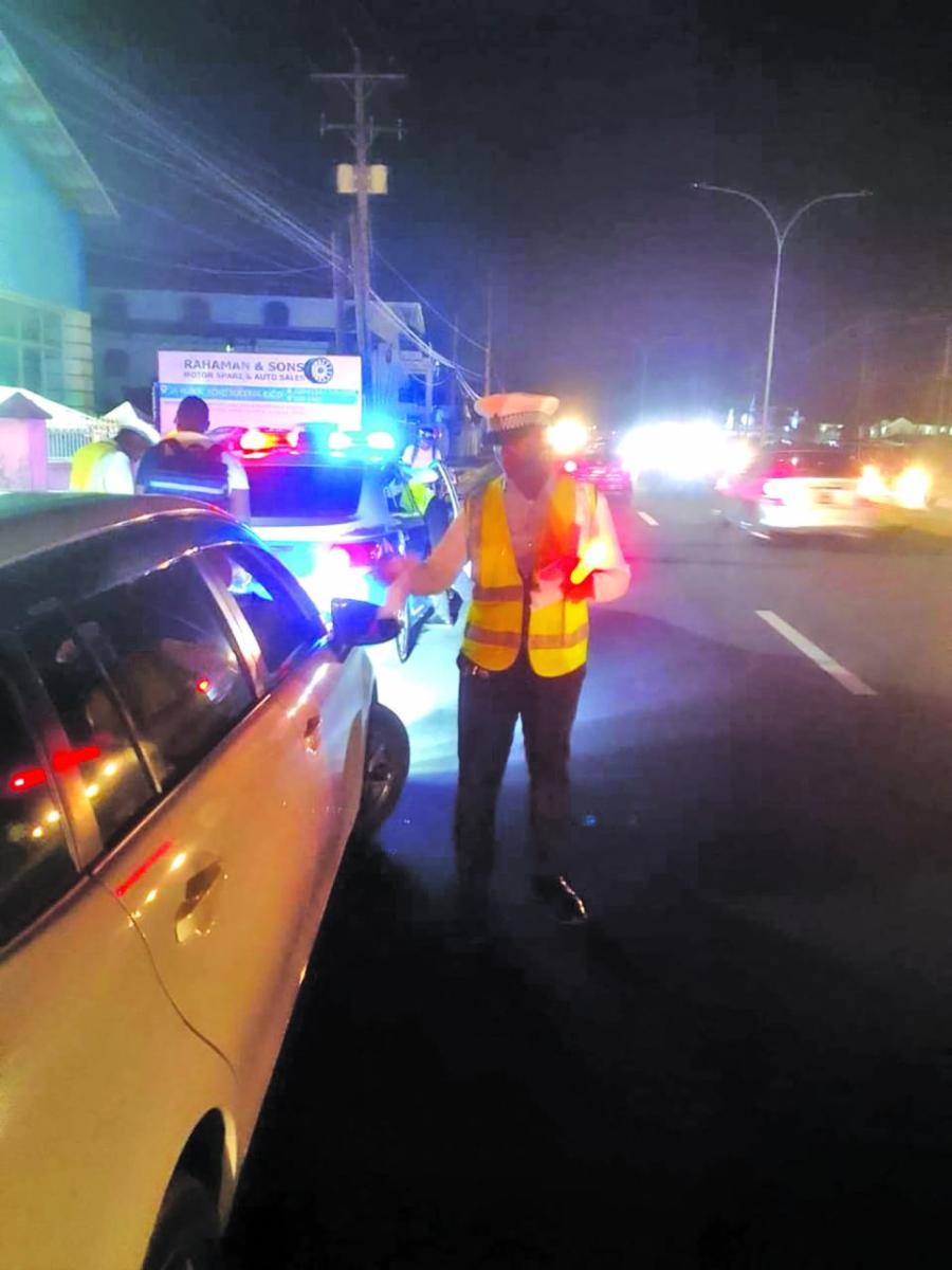 223 cases made out against errant drivers on Saturday - Guyana Times