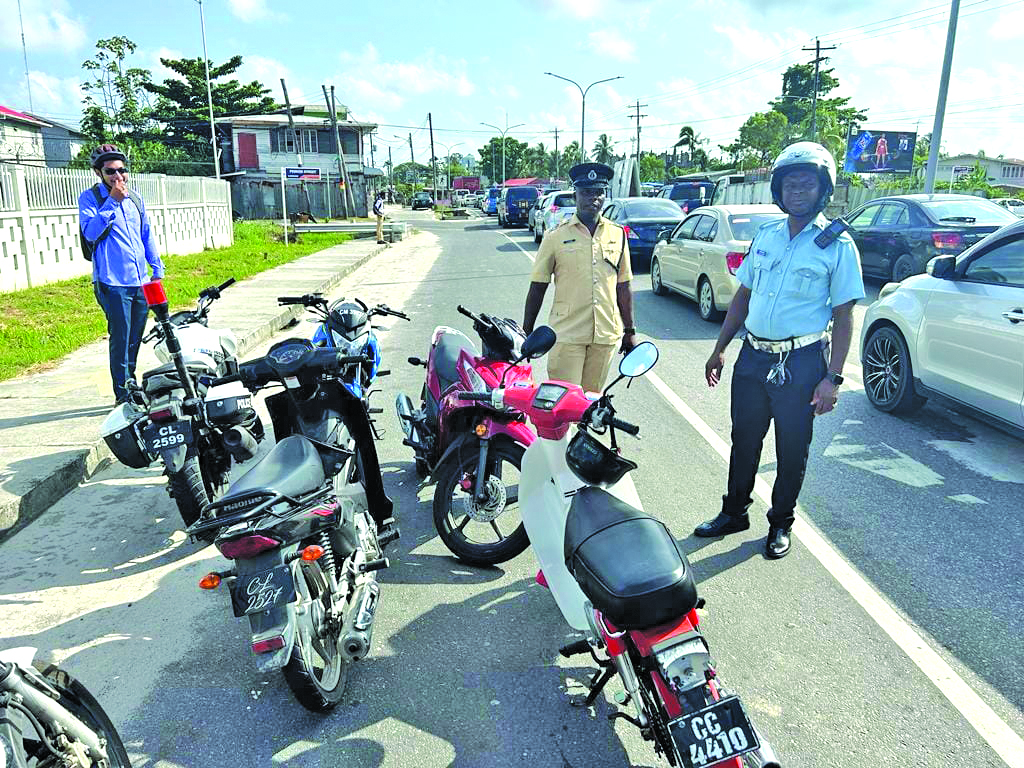 494 traffic violations recorded in a single day - Guyana Times