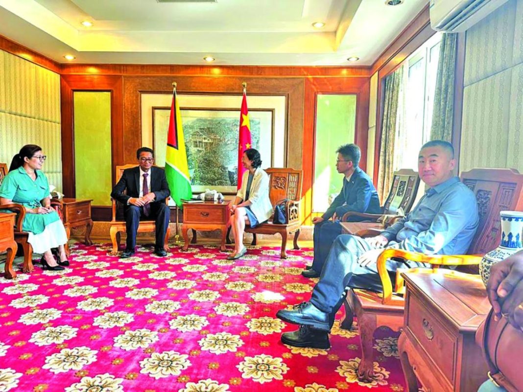 New Guyana-China Friendship Society executives pay courtesy call on ...