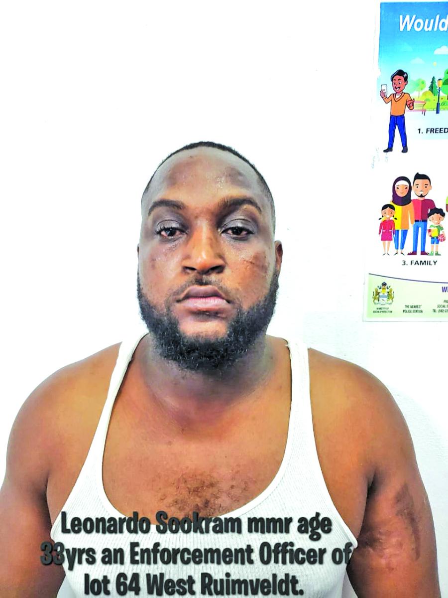 Enforcement officer charged for discharging firearm - Guyana Times