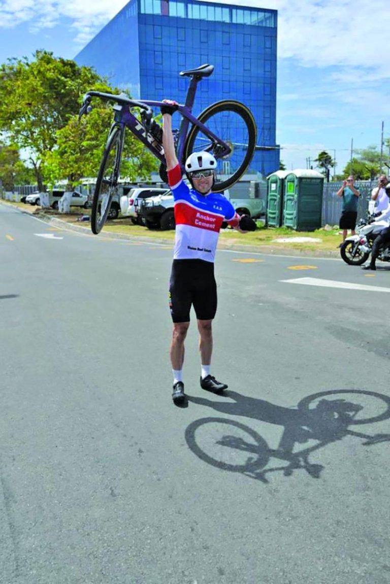 US-based rider wins Fireworks Pink Edition Cycle Meet - Guyana Times