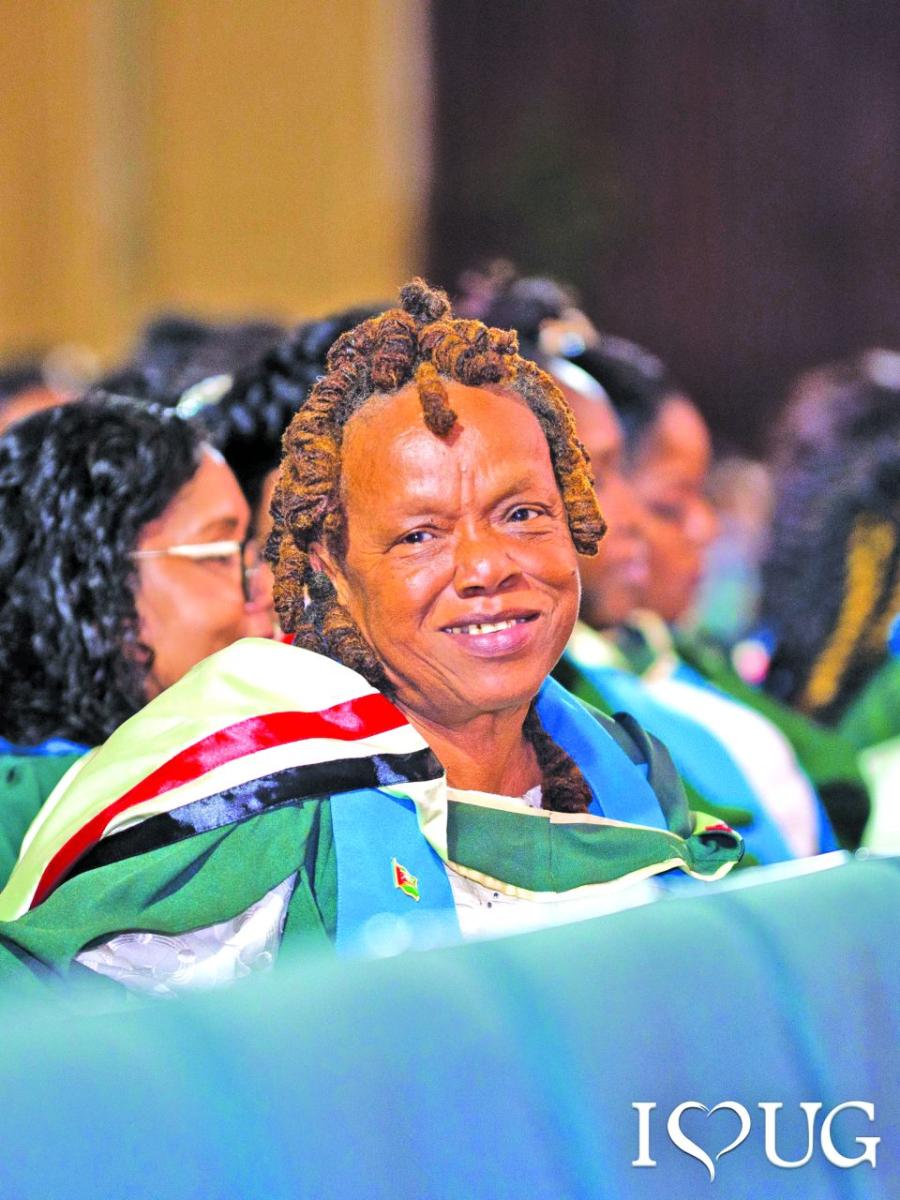 Pamela Maison: A beacon of inspiration as UG’s oldest graduate - Guyana ...