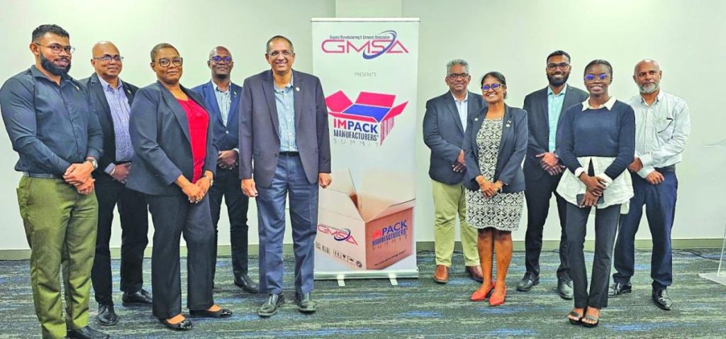 GMSA launches inaugural “Impack Manufacturers” Summit - Guyana Times