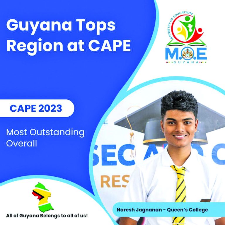 Guyana tops Caribbean at CSEC, CAPE for 5th consecutive year - Guyana Times