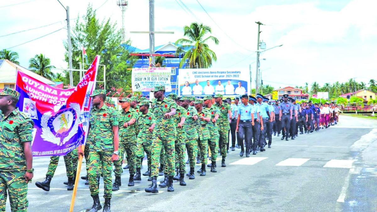 Gpf Launches Road Safety Month In Reg 2 Guyana Times