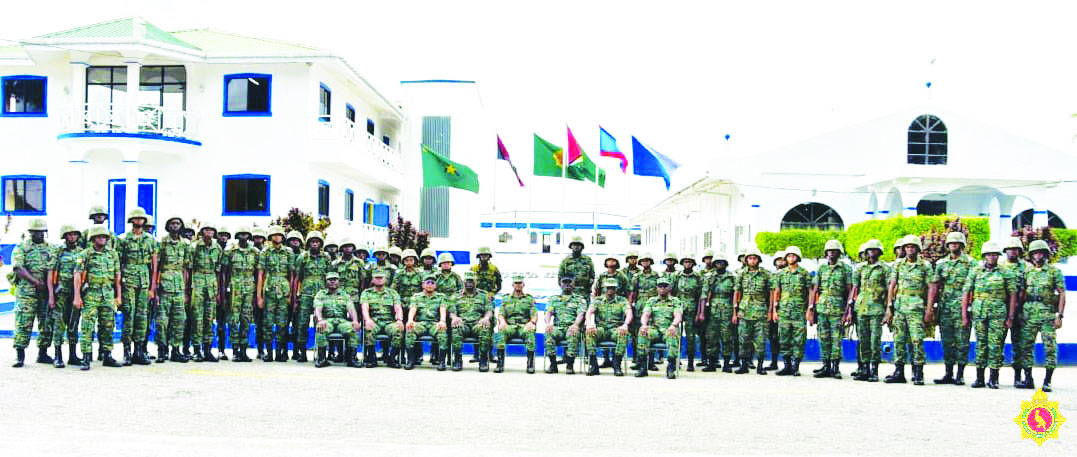 41 cadet officers undergo training in SOC 56 - Guyana Times