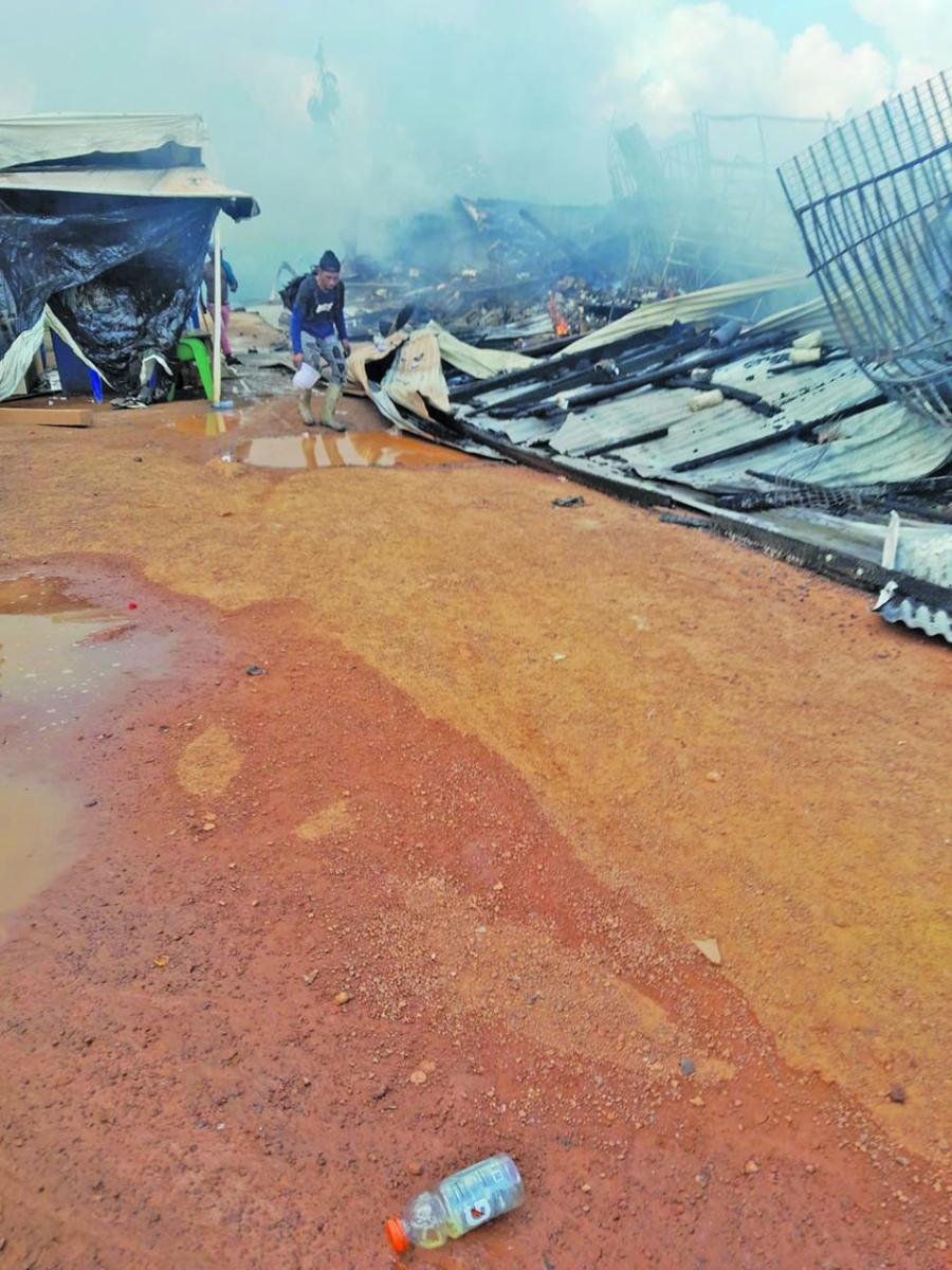 Chinese supermarket gutted, several other buildings destroyed after ...
