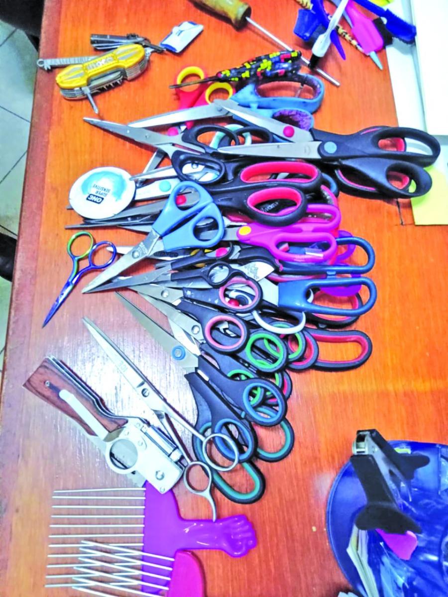 Knives among prohibited items found during search at Tutorial High ...