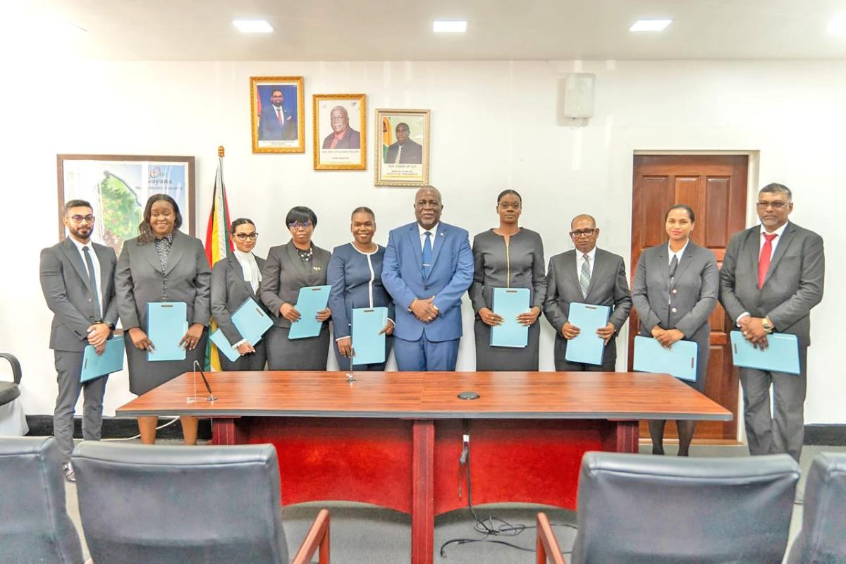 9 new magistrates take oath of office - Guyana Times