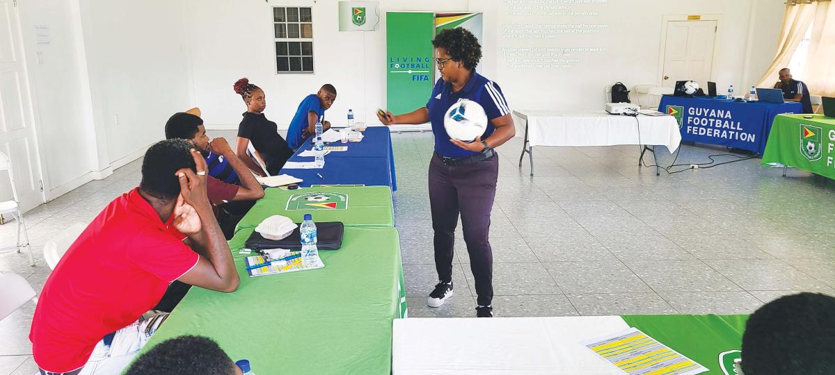 GFF Referee Instructor/ Assessor Natasha Lewis selected for FIFA ...