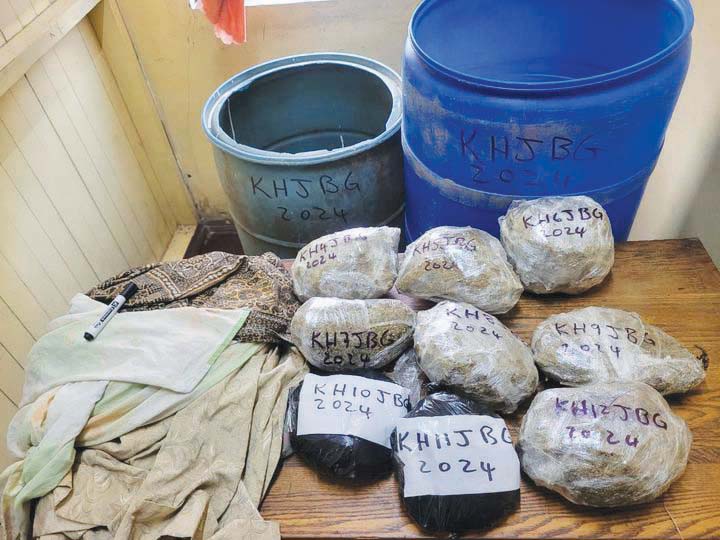 Over 3000 grams of ganja found at abandoned house in Grove, EBD ...