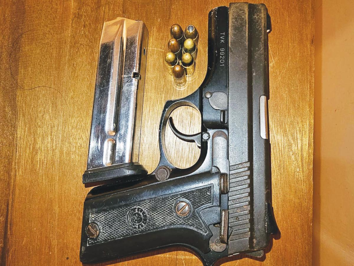 Gun, ammo, ganja found in makeshift camp - Guyana Times