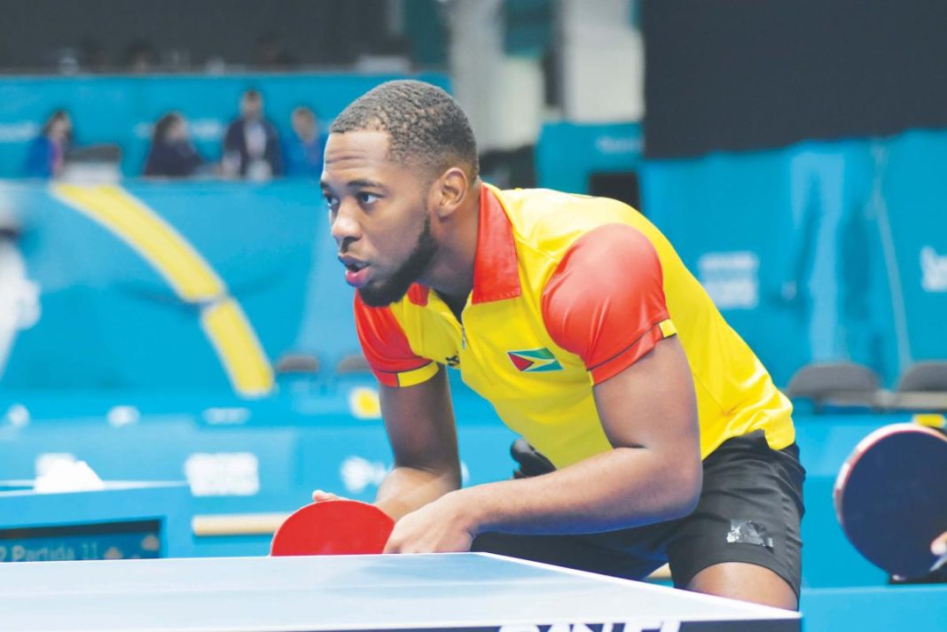 Senior Caribbean Table Tennis Championships 2024: Shemar Britton stands ...