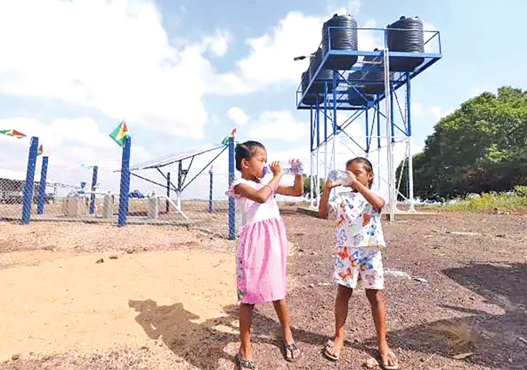 New $12M well to benefit over 260 Quarrie, Region 9 residents - Guyana ...