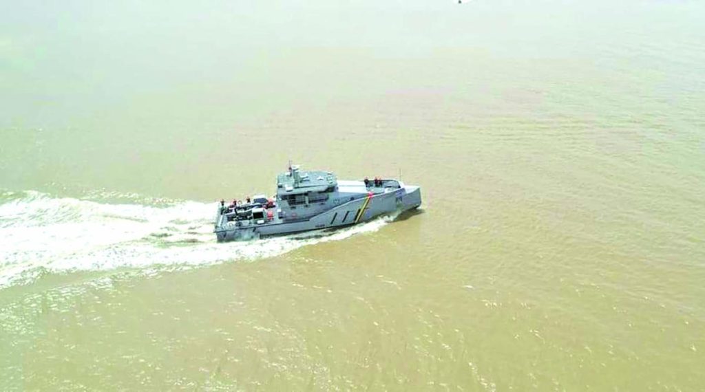 GDF Coast Guard's new US$11.5M patrol vessel arrives - Guyana Times