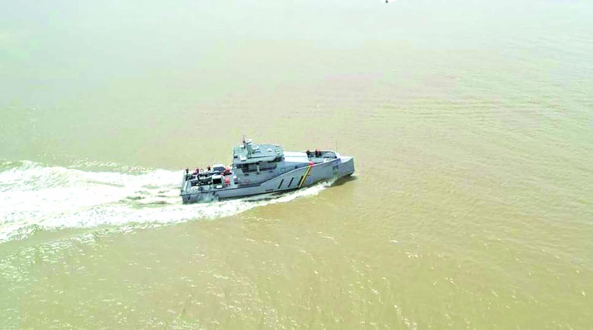 GDF Coast Guard's new US$11.5M patrol vessel arrives - Guyana Times