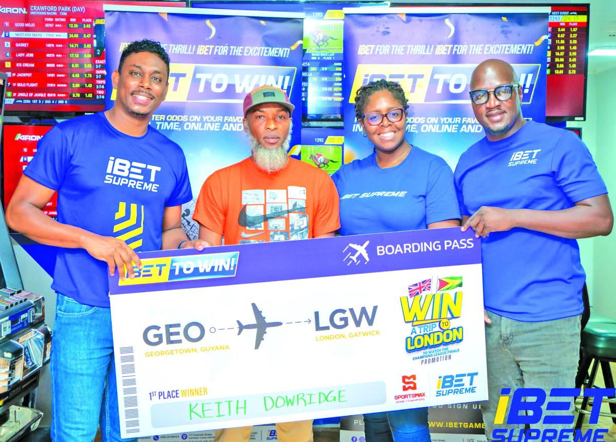 A dream come true!: iBET sending Keith Dowridge to the Champions League ...