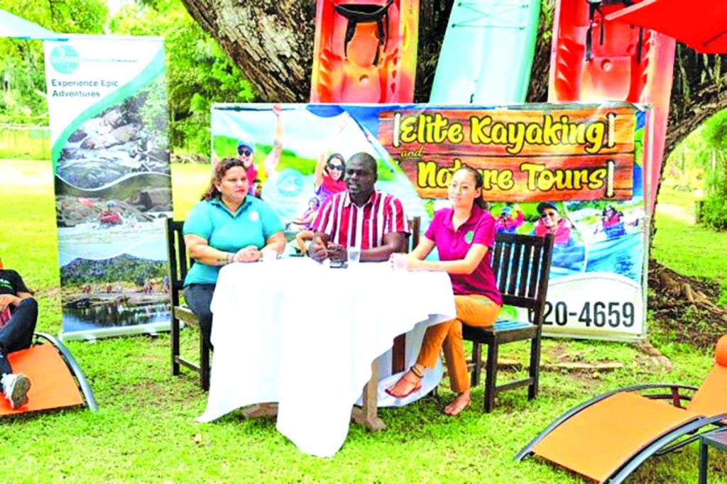Elite Kayaking launches paddle-boarding experience - Guyana Times