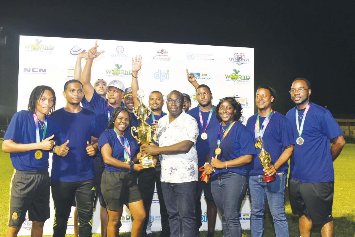 ‘Purpleheart Posse’ win inaugural Media Games - Guyana Times