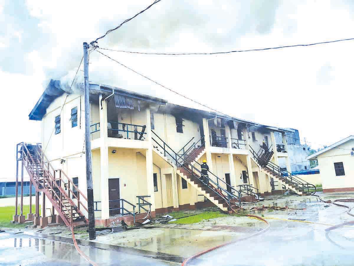 Children escape as faulty electrical wiring triggers fire at children’s centre - Guyana Times